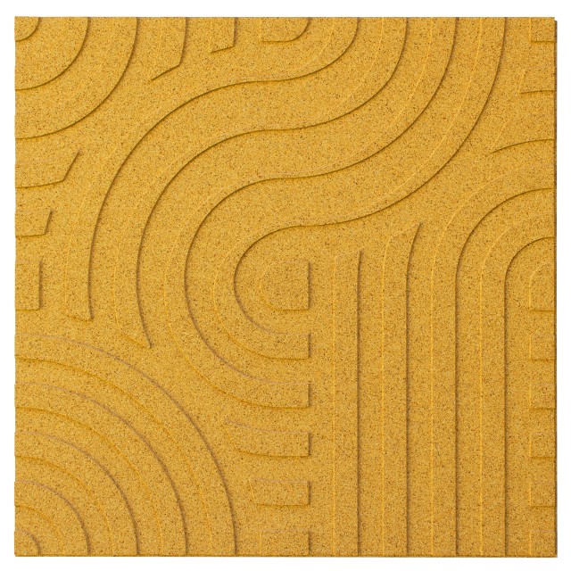 Wave Lux - Yellow - Momentum Textiles and Wallcovering