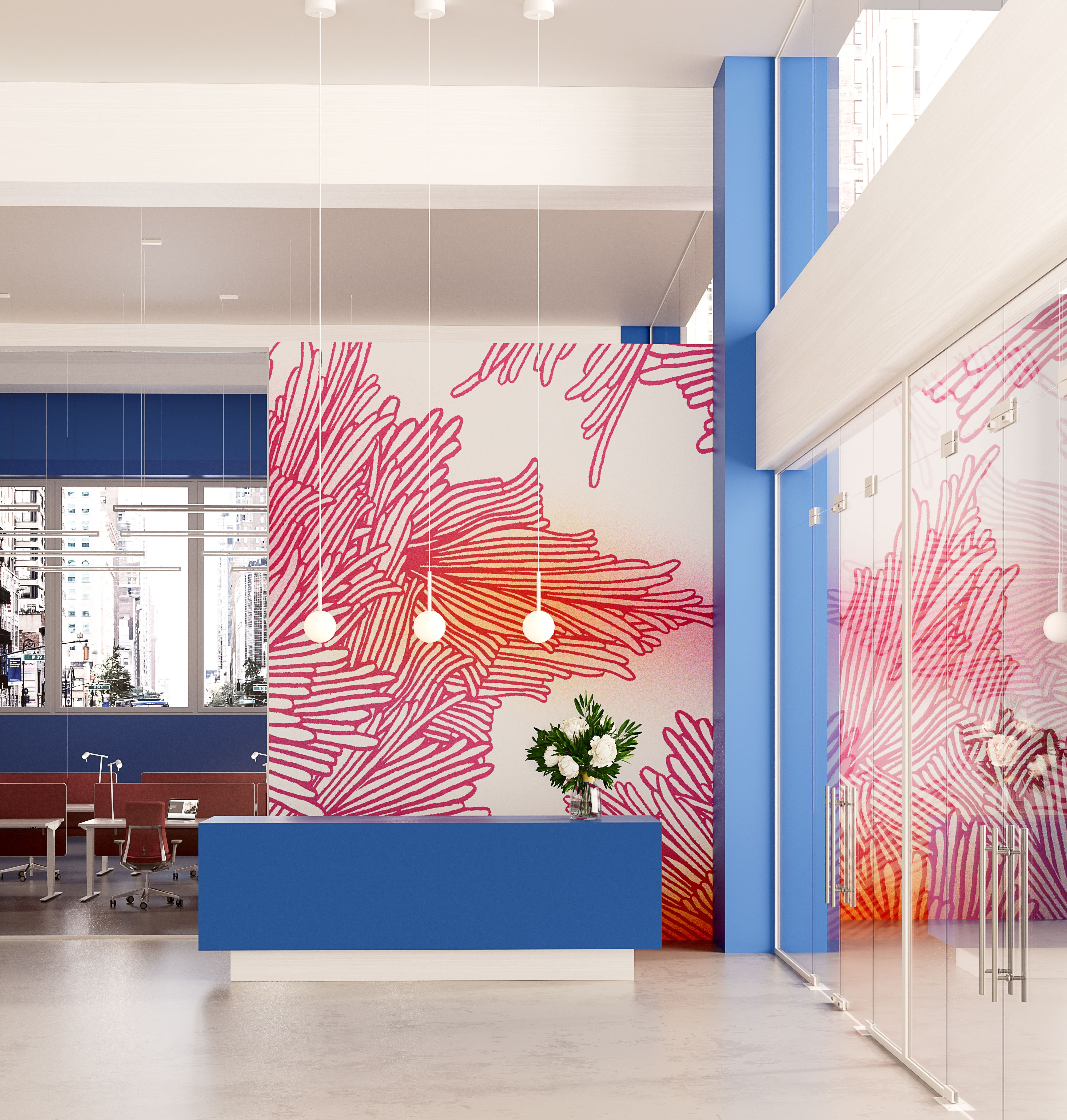 Digital Wallcovering Creations | Momentum