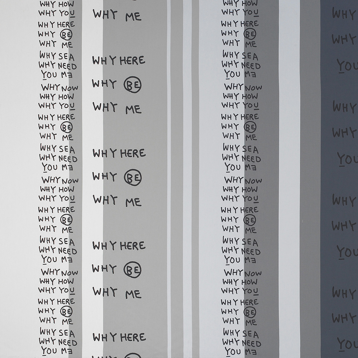 Why Why Why - Grey - Momentum Textiles and Wallcovering